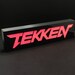 TEKKEN Neon Led Lightbox RGB Gamer Lamp Twitch Streamer Light Setup Pc ...