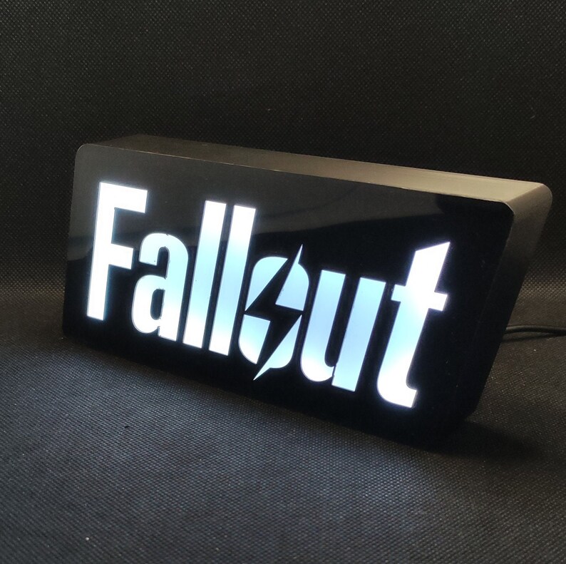 FALLOUT Led Lightbox Sign - Etsy