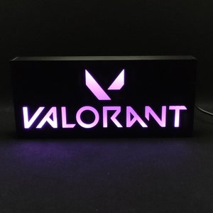 VALORANT Led Lightbox Sign - Etsy