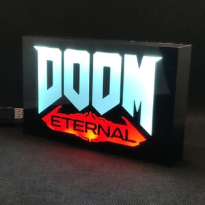 DOOM ETERNAL Led Lightbox Sign - Etsy