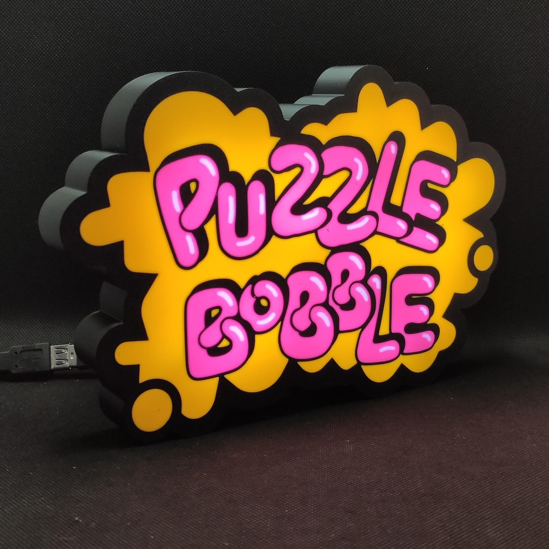 Puzzle Bobble Led Lightbox Sign - Etsy
