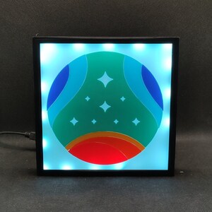 STARFIELD Neon Led Lightbox RGB Gamer Lamp Twitch Streamer Light Setup ...