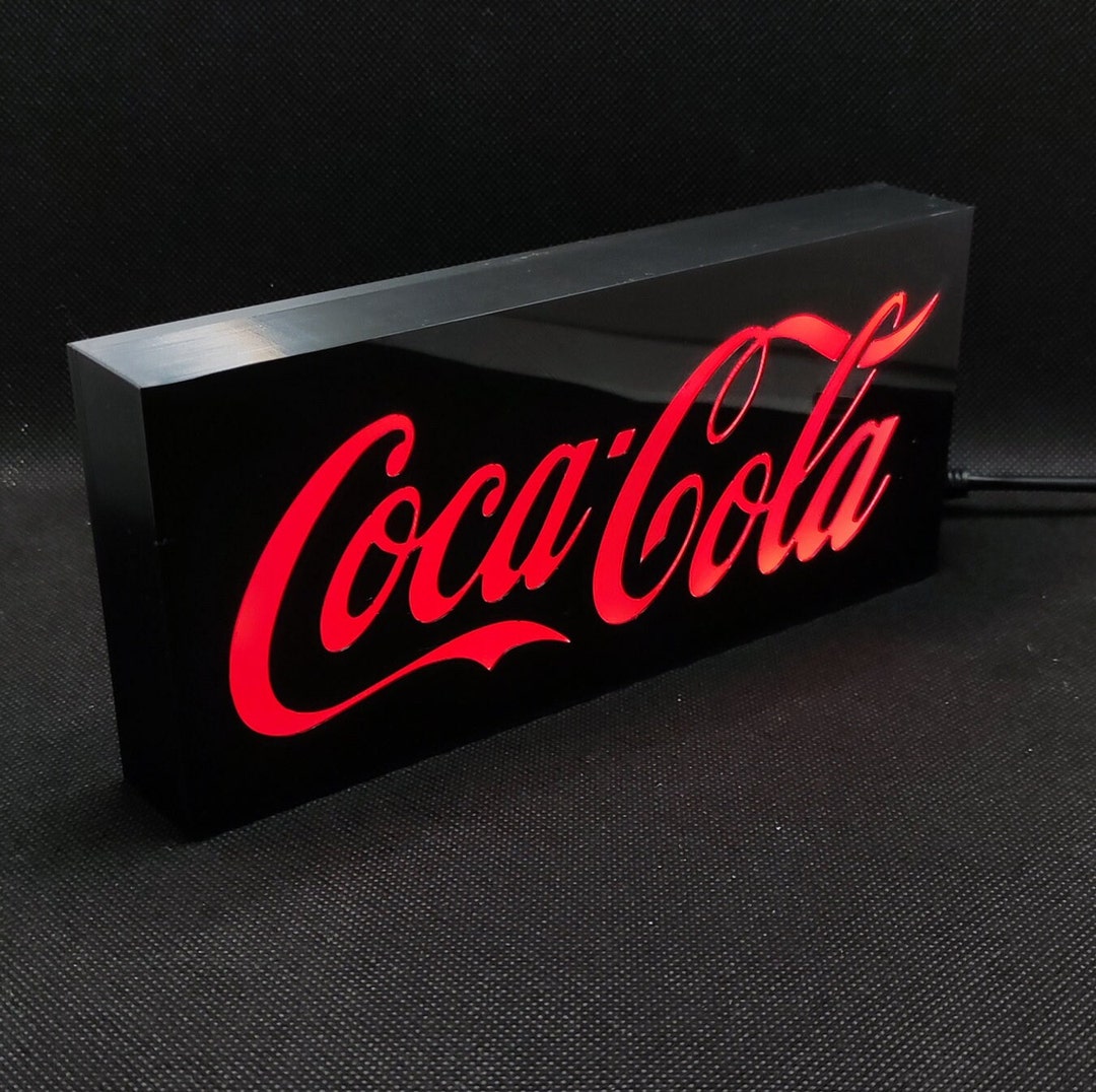 COCA-COLA LED Lightbox Sign - Etsy UK