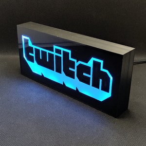 Twitch Led Lightbox Sign - Etsy
