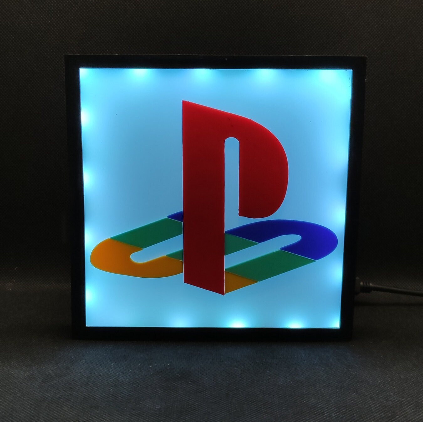 PLAYSTATION Neon Led Lightbox RGB Gamer Lamp Twitch Streamer - Etsy ...