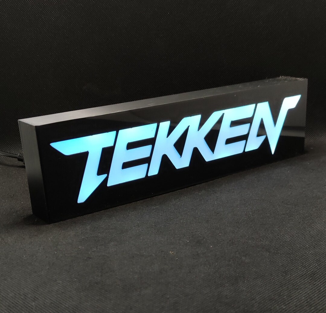 TEKKEN Neon Led Lightbox RGB Gamer Lamp Twitch Streamer Light Setup Pc ...