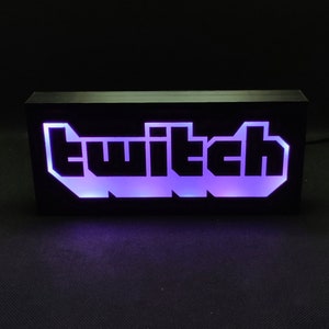 Twitch Led Lightbox Sign - Etsy