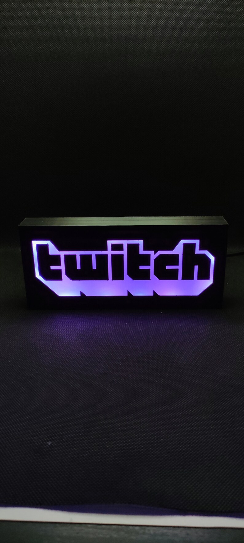Twitch Led Lightbox Sign - Etsy