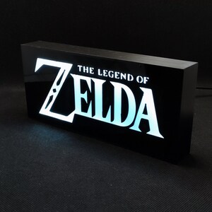 The Legend of ZELDA Led Lightbox RGB Sign Desk Lamp Gaming Lamp Table ...