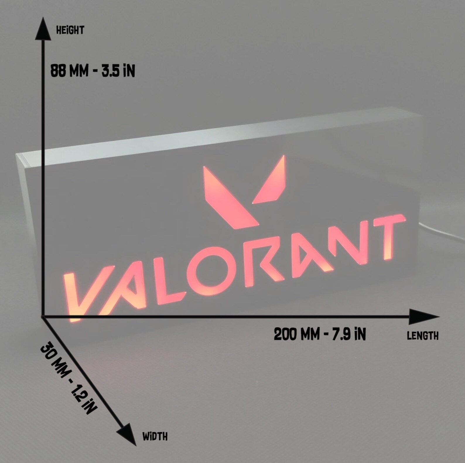 VALORANT Led Lightbox Sign - Etsy