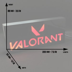 VALORANT Led Lightbox Sign - Etsy