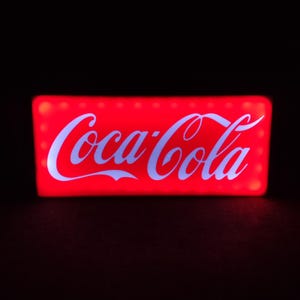 Coca-cola LED Lightbox Sign - Etsy
