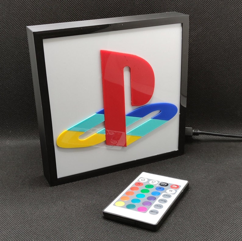 PLAYSTATION Neon Led Lightbox RGB Gamer Lamp Twitch Streamer - Etsy ...