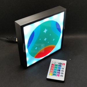 STARFIELD Neon Led Lightbox RGB Gamer Lamp Twitch Streamer Light Setup ...