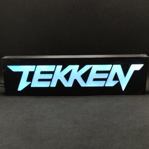 TEKKEN Neon Led Lightbox RGB Gamer Lamp Twitch Streamer Light Setup Pc ...