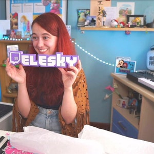 Custom TWITCH TAG Plaque for Your Stream Setup - Etsy