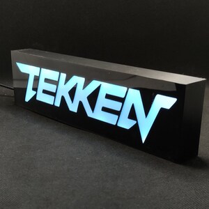 TEKKEN Neon Led Lightbox RGB Gamer Lamp Twitch Streamer Light Setup Pc ...