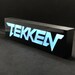TEKKEN Neon Led Lightbox RGB Gamer Lamp Twitch Streamer Light Setup Pc ...