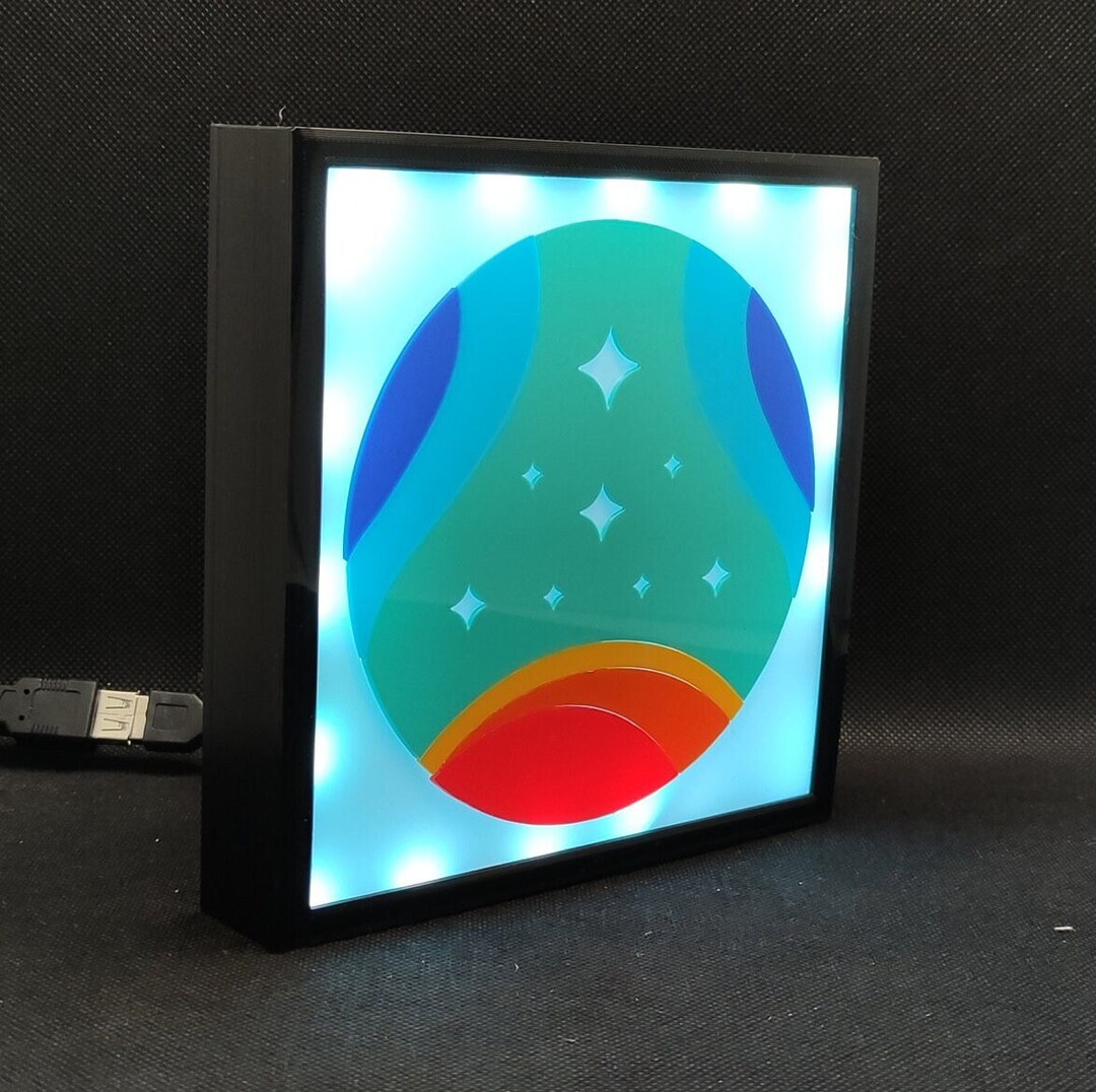 STARFIELD Neon Led Lightbox RGB Gamer Lamp Twitch Streamer Light Setup ...