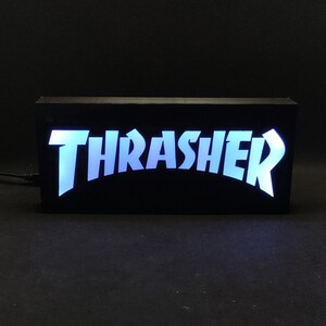 Thrasher Neon Led Lightbox RGB Sign Skate Shop Cloth Store Lamp Decor ...