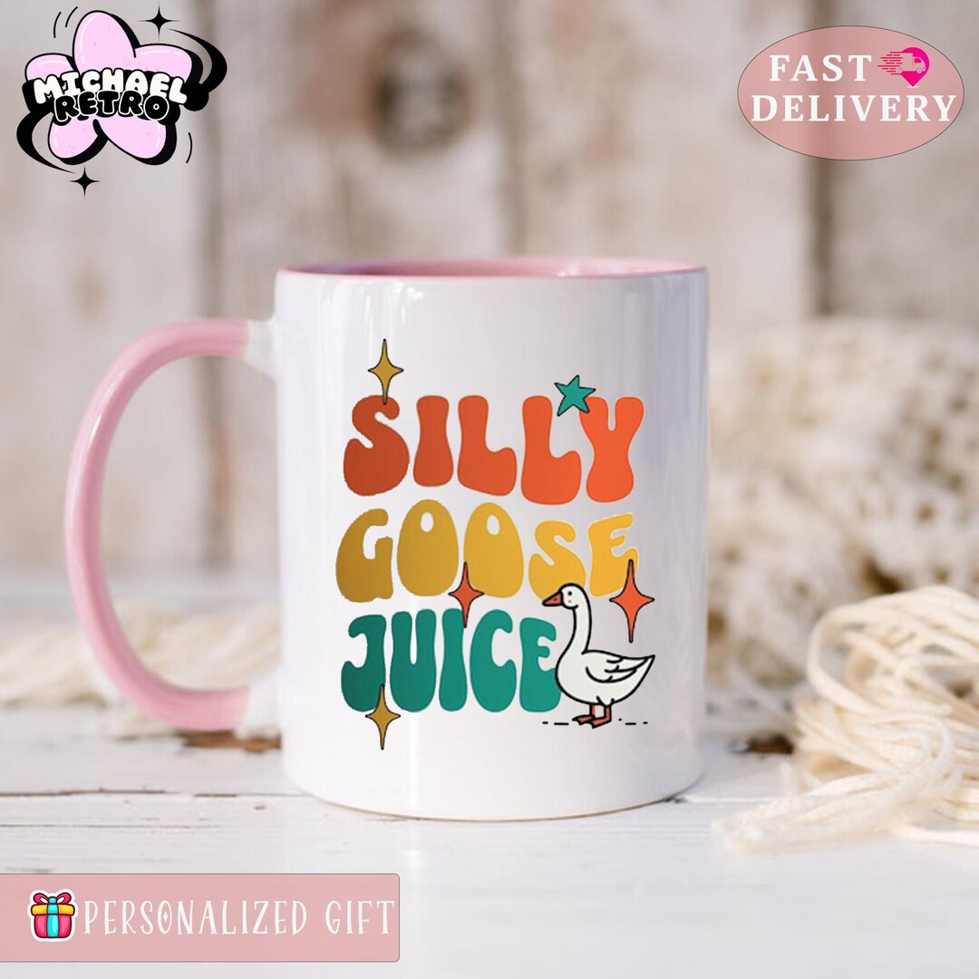 Goose Juice Coffee Mug, Funny Gift, Cute Goose Mug, Funny Coffee Cup ...