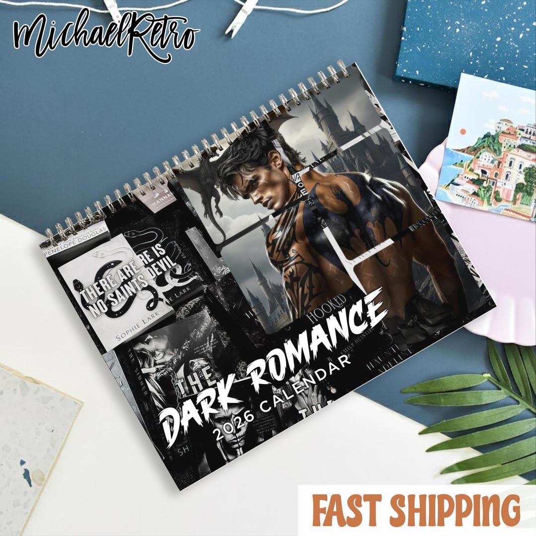 Dark Romance 2026 Kalender, Dark Romance Monatlicher Wandkalender, 2026 ...