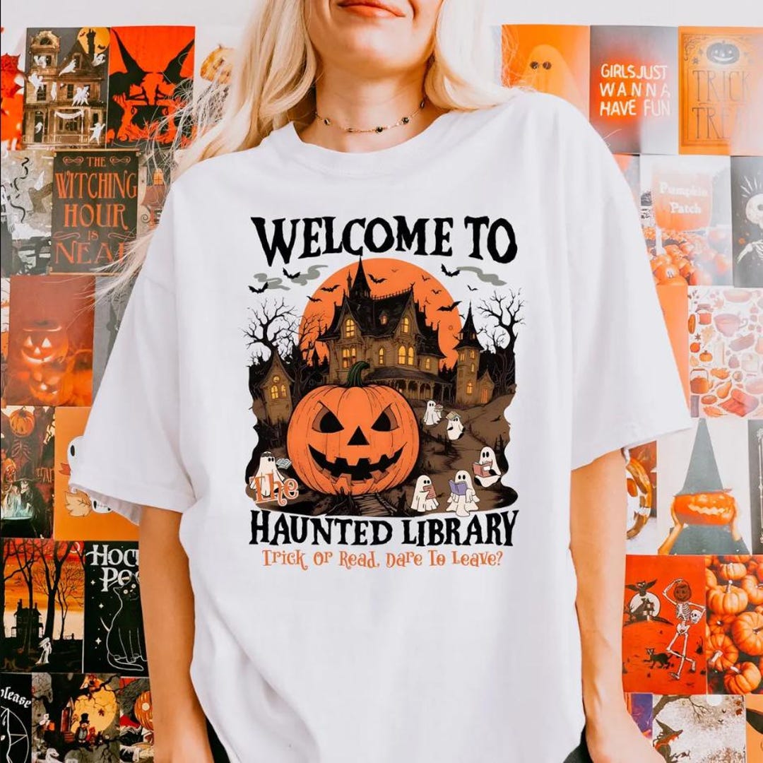 Welcome to the Haunted Library Png, Haunted Library Png, Halloween ...