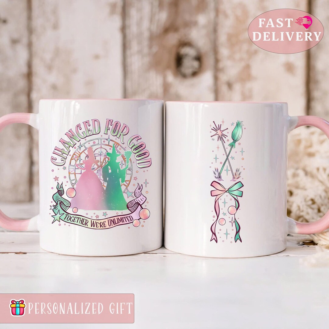Wicked Changed for Good Mugs, Wicked Defy Gravity Mugs, Wizard of Oz ...