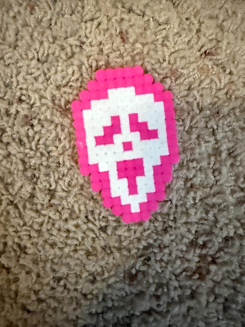 Horror Movie Melty Bead Figures: Jason Mask, Ghost Face, Sally Inspired ...