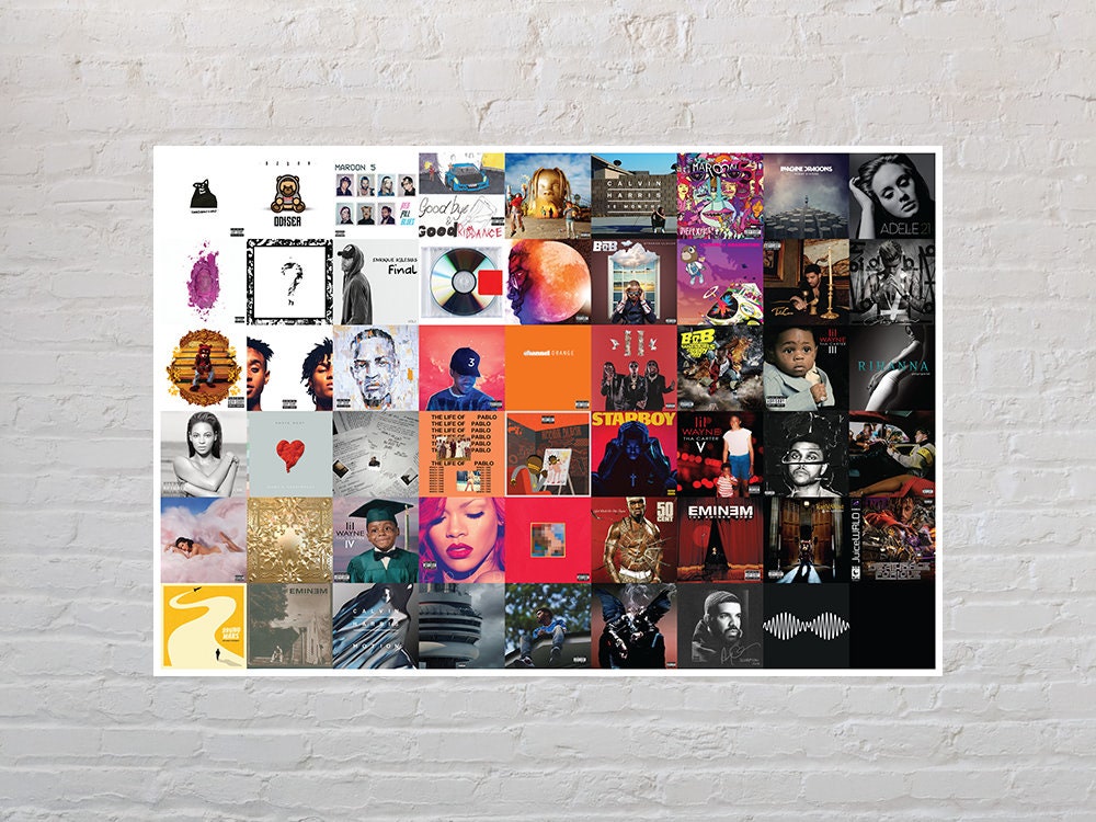 CUSTOM Album Collage Poster Music Album Covers Wall Art - Etsy