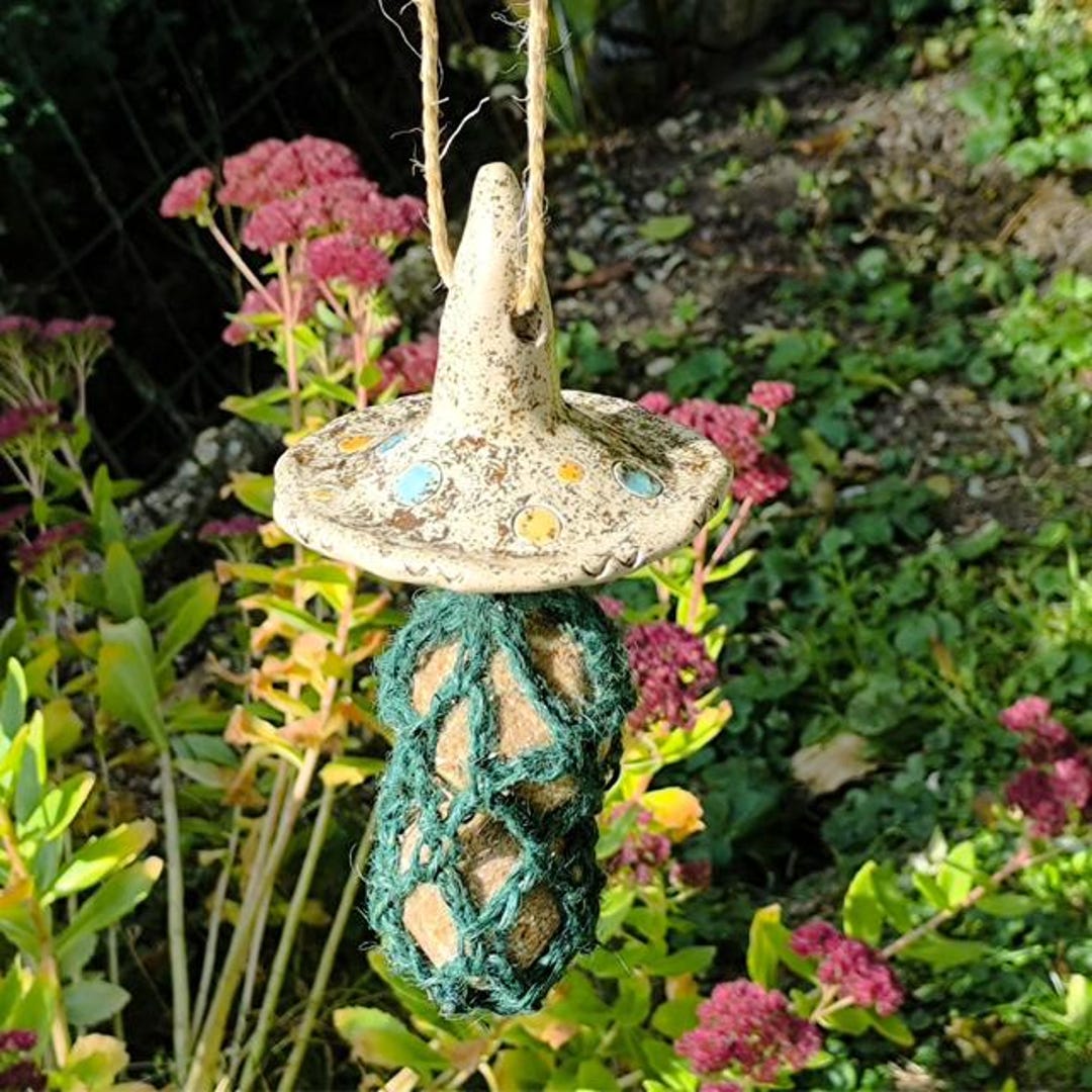 Suet Ball Holder, Suet Ball Roof With Sisal Net, Frost-resistant - Etsy