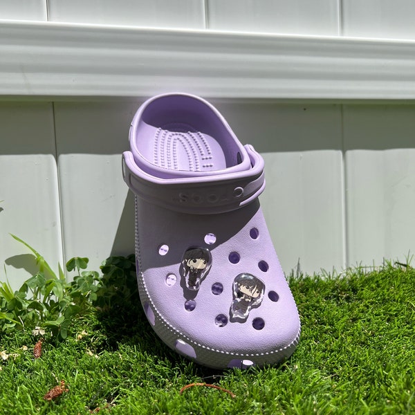 Wednesday Addams Crocs - Etsy