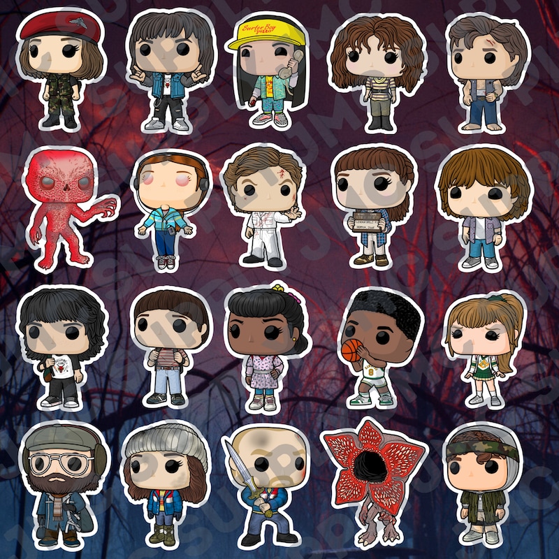 Stranger things stickers - Etsy