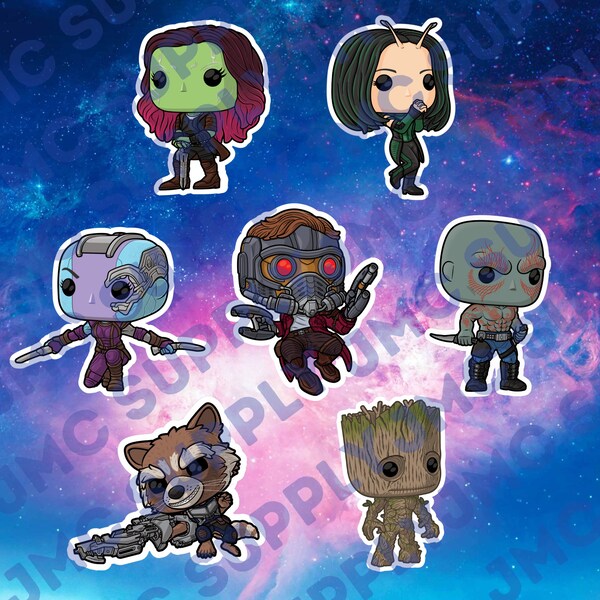 Guardians of the Galaxy Stickers - Etsy