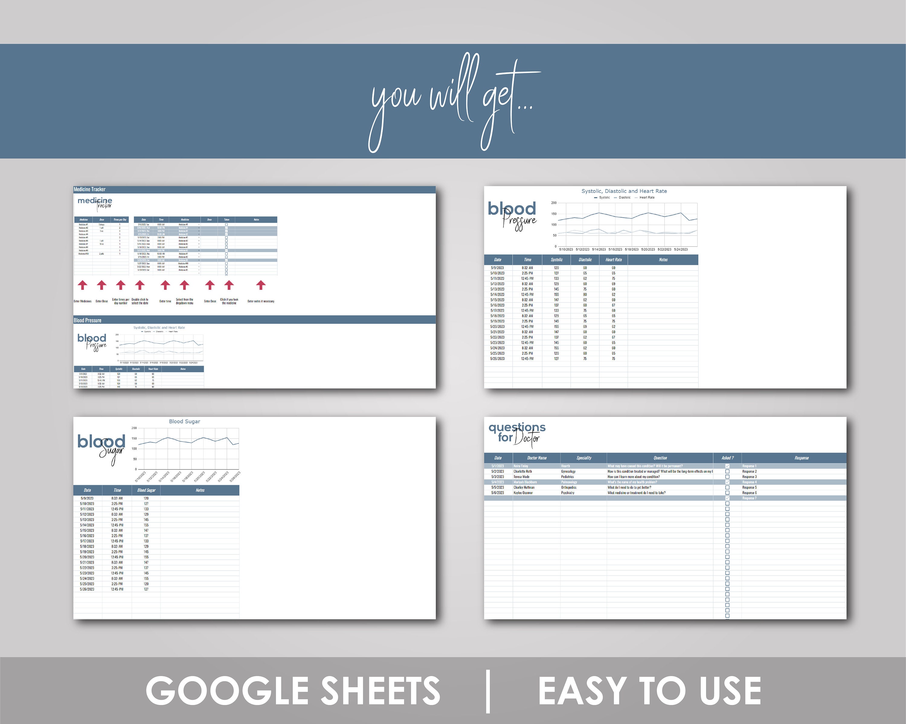 Health Tracker, Medical Planner, Medication Tracker, Medical Tracker ...