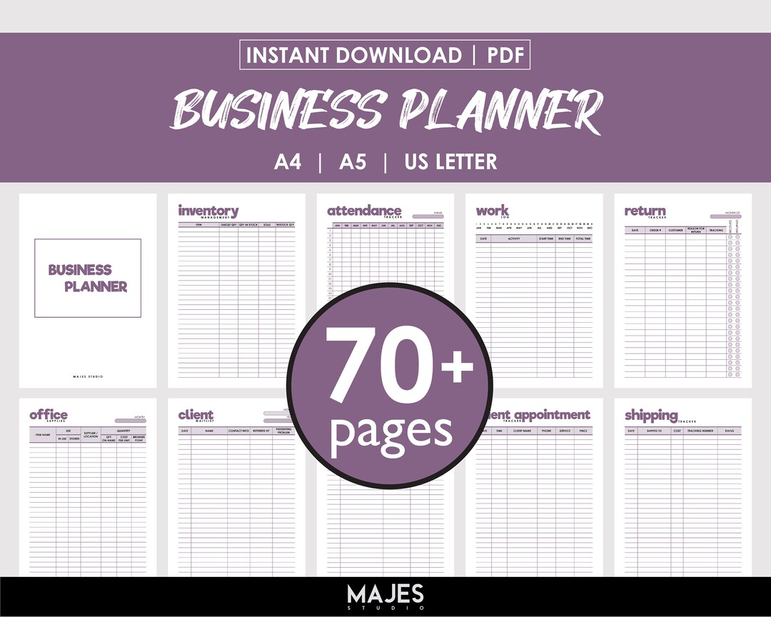 Office Planner, Work Organizer, Entrepreneur Tool, Business Agenda ...