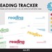 Reading Tracker Printable Forms Reading Log Book Tracker - Etsy
