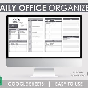 Daily Work Planner, Office Planner, Work to Do Checklist, Employee ...