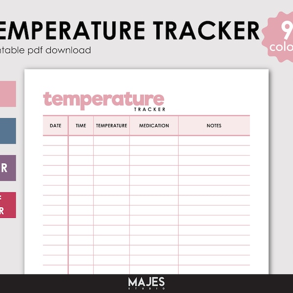 Sick Chart Printable - Etsy