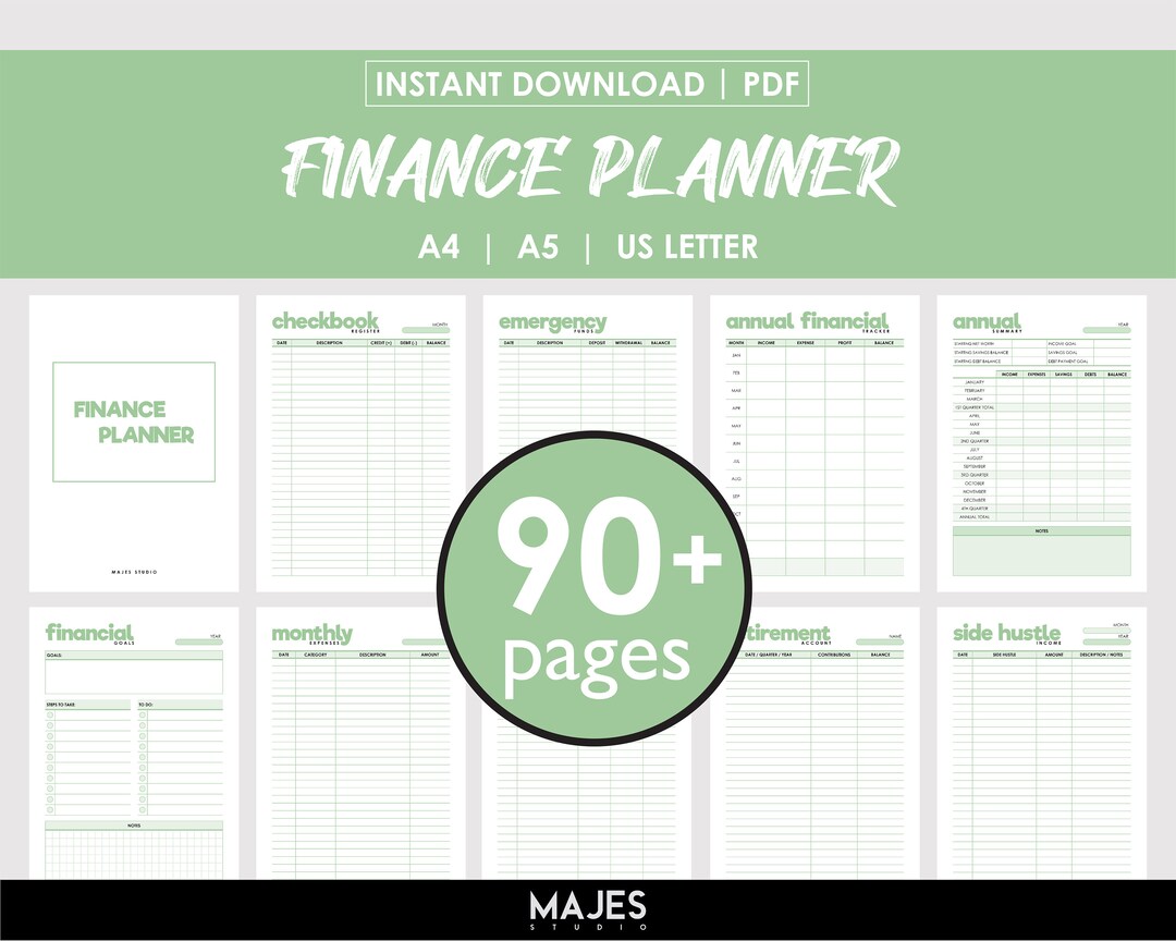 Budget Planner, Money Tracker, Financial Log, Expense Organizer ...