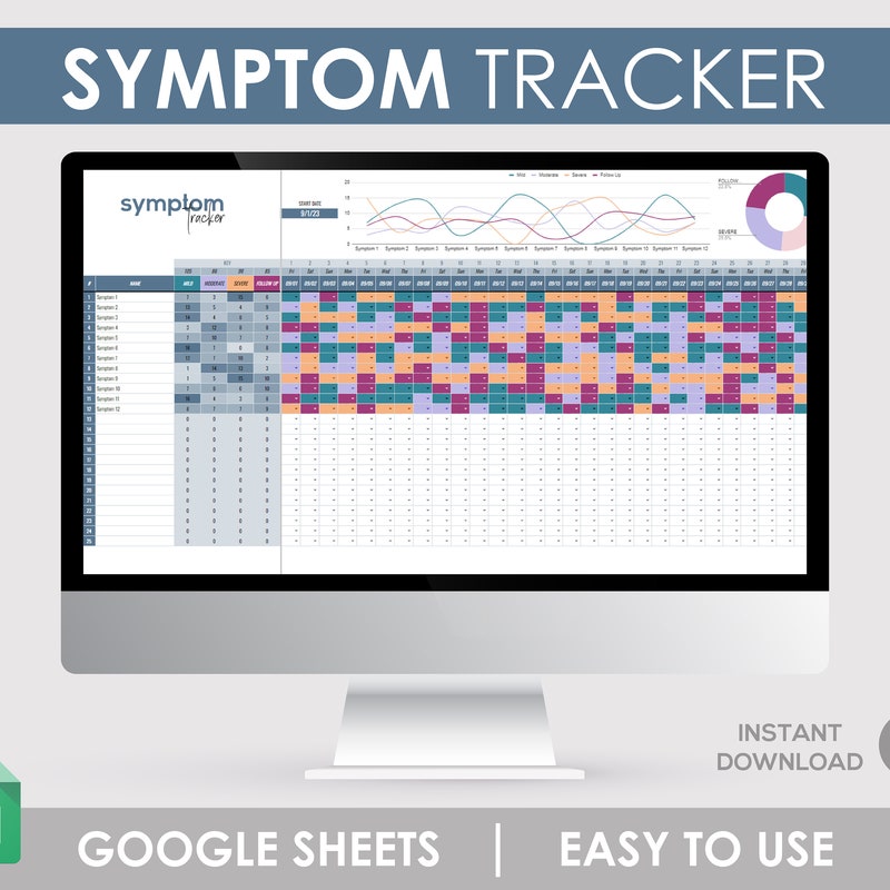 Symptom Tracker - Etsy
