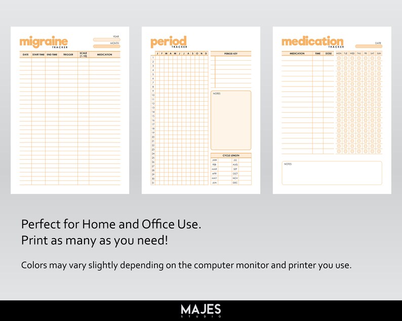 Medical Organizer, Binder Printable, Medical Planner, Medical Records ...