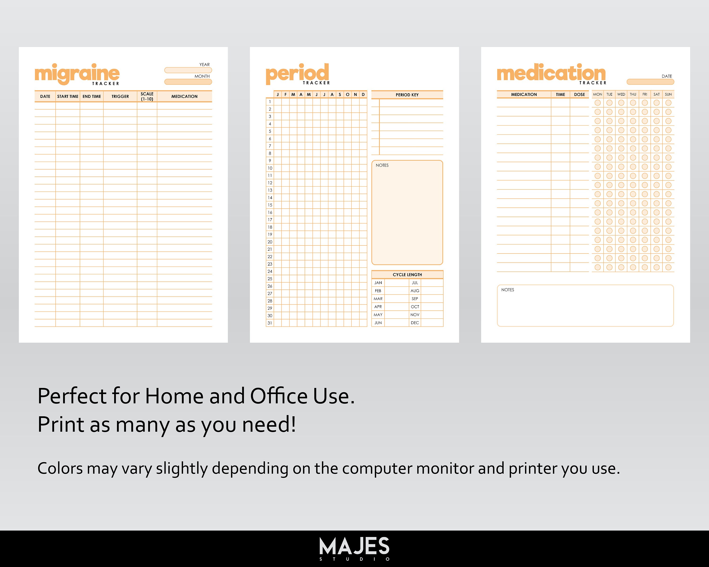 Medical Organizer, Binder Printable, Medical Planner, Medical Records ...