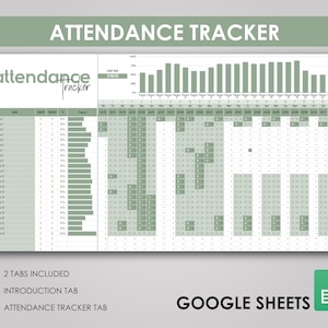 Attendance Tracker, Homeschool Tracker, Teacher Planning, Personal ...