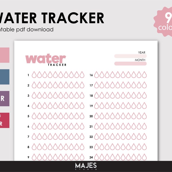 Hydration Tracker - Etsy