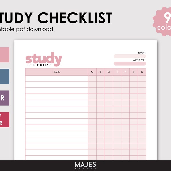 College Planning Checklist Template - Etsy