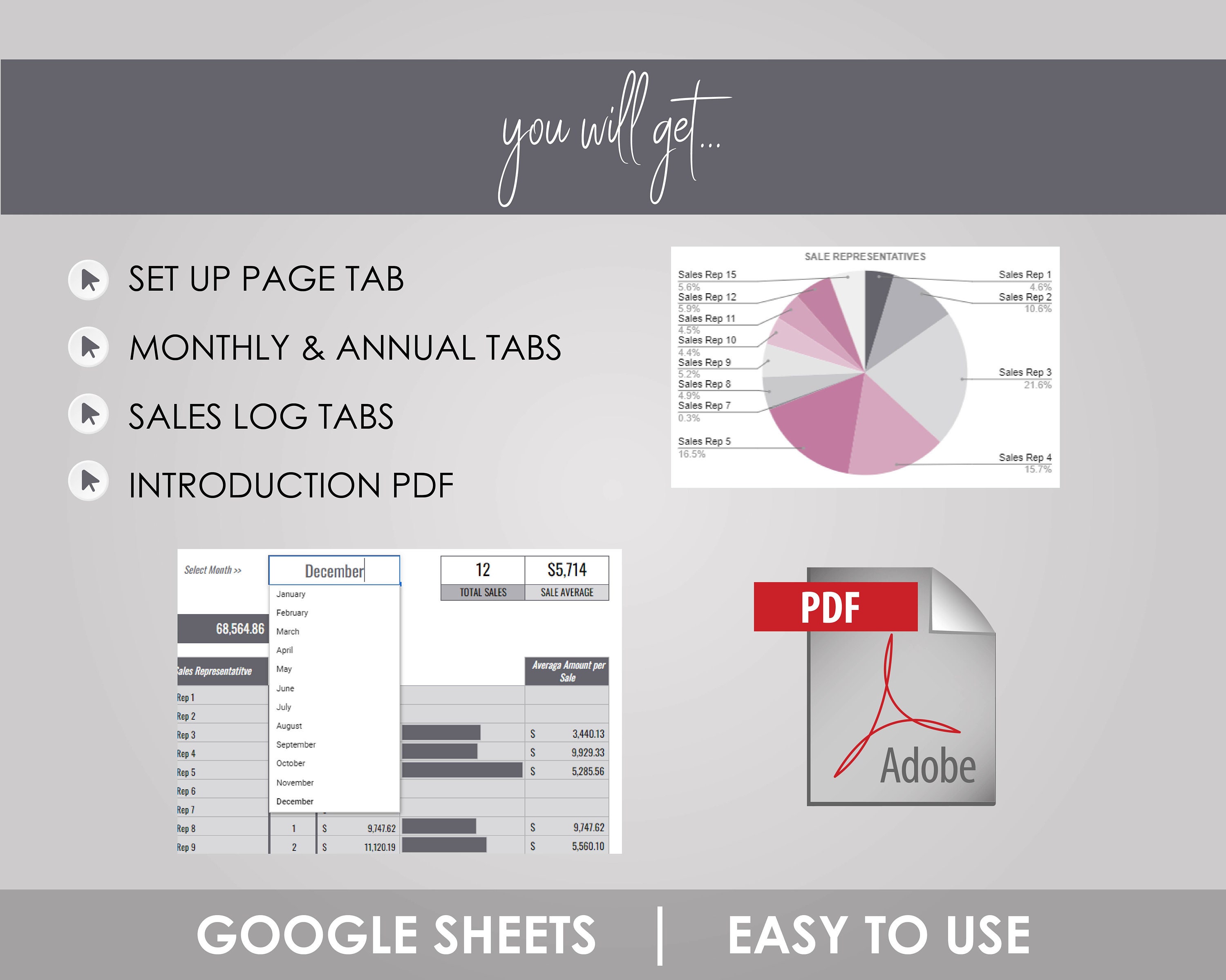 Sales Tracker, Small Business, Sheets Lead, Sales Lead Tracker, Lead ...