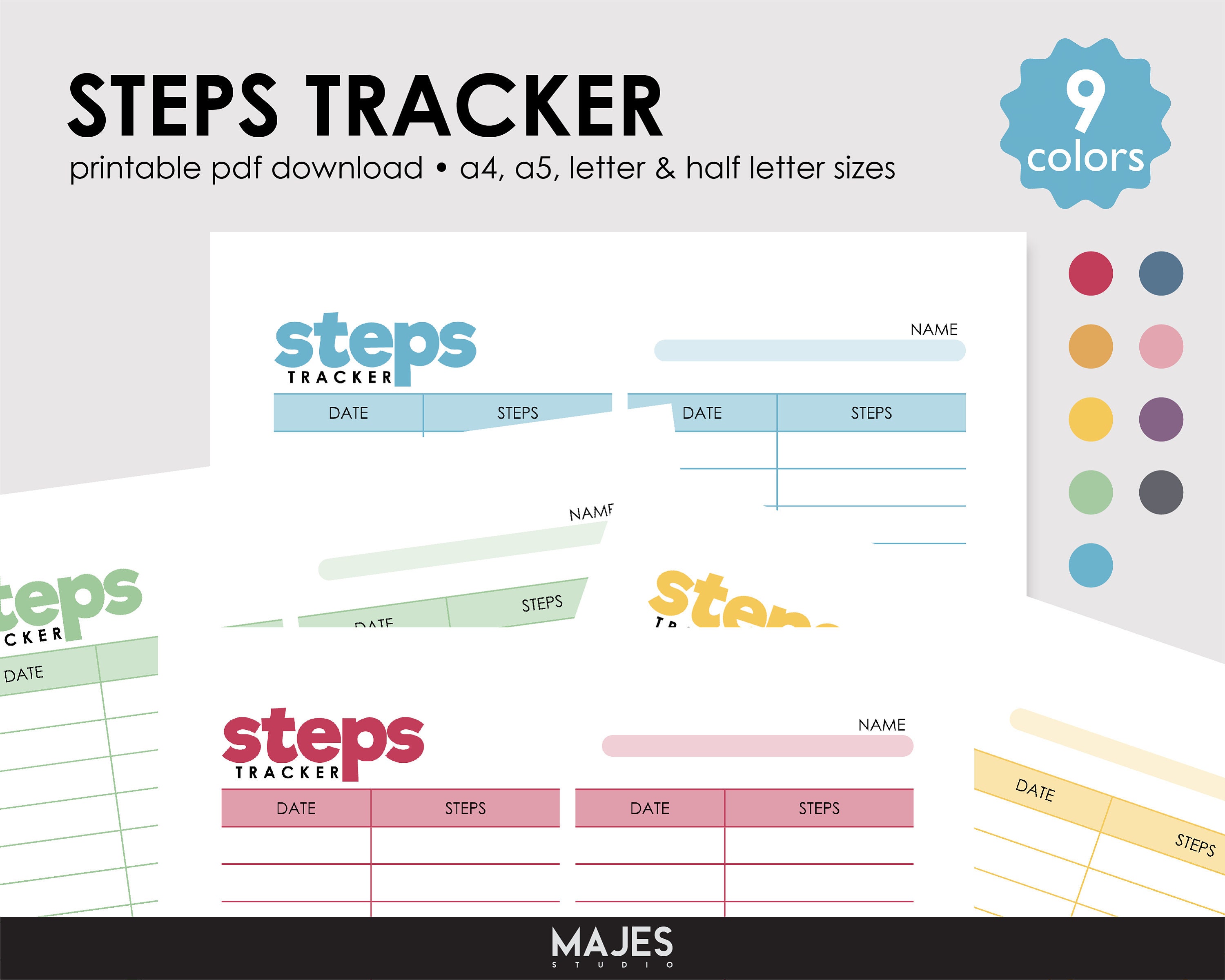 Steps Tracker Walking Printable 30 Day Health Keeper Form - Etsy