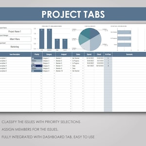 Issue Template, Project Tracker, Project Management, Issue Tracker ...