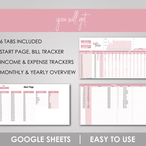Income and Expense Tracker Business Tracker, Google Sheets, Spreadsheet ...